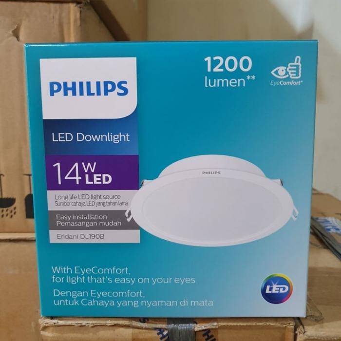 Jual PHILIPS Eridani DL190B 14W 14 Watt LED11 Downlight LED D 150mm ...