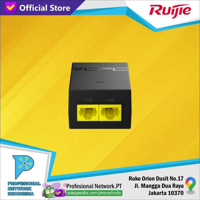 Jual Ruijie Adaptor RG-POE-AF15 1-Port PoE Injector - Jakarta Pusat - Profesional Network.PT ...