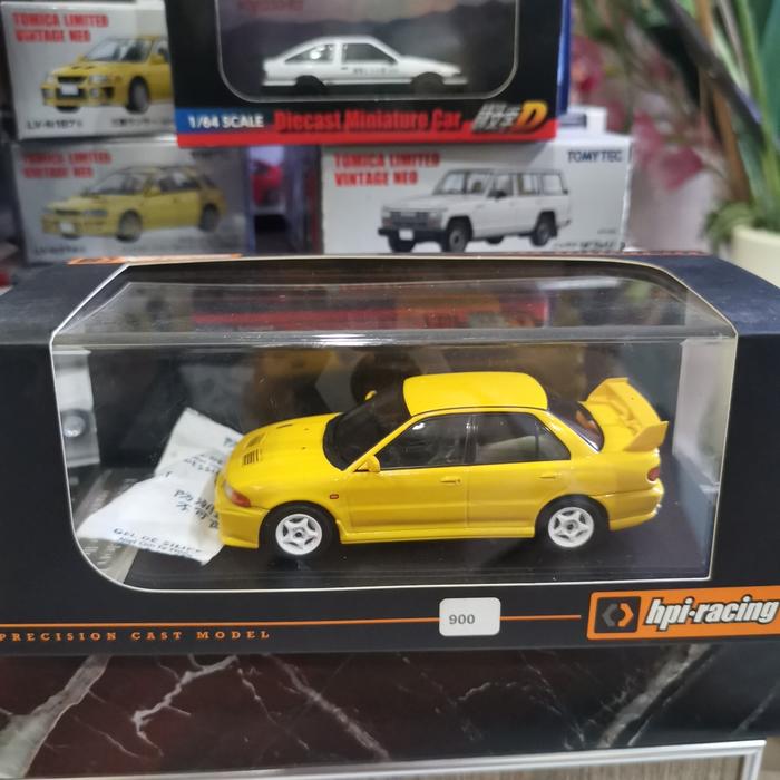 Jual HPI Racing 143 Mitsubishi Lancer Evolution III Dandelion Yellow ...