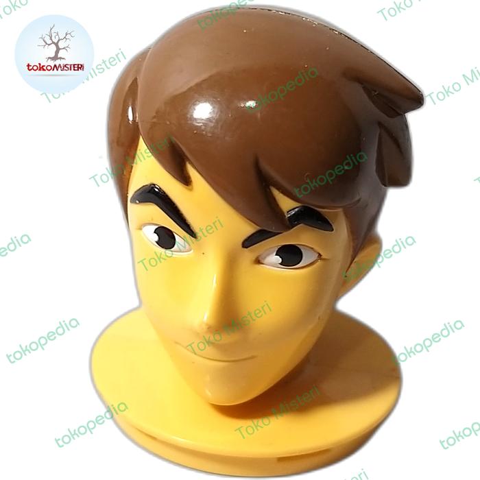 Jual Benten Ben 10 Ten Head Cartoon Network Happy Meal Mcd 2009 Rare ...