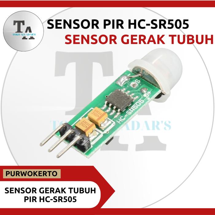 Jual HC-SR505 SENSOR GERAK TUBUH MINI PIR SENSOR BODY SENSING MODULE ...
