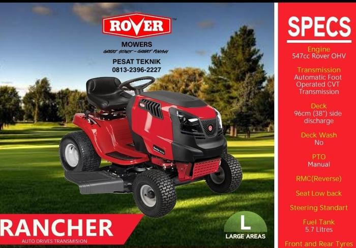 Jual Mesin Mobil Potong Rumput Rover Rancher 547/38 Auto Drive ...