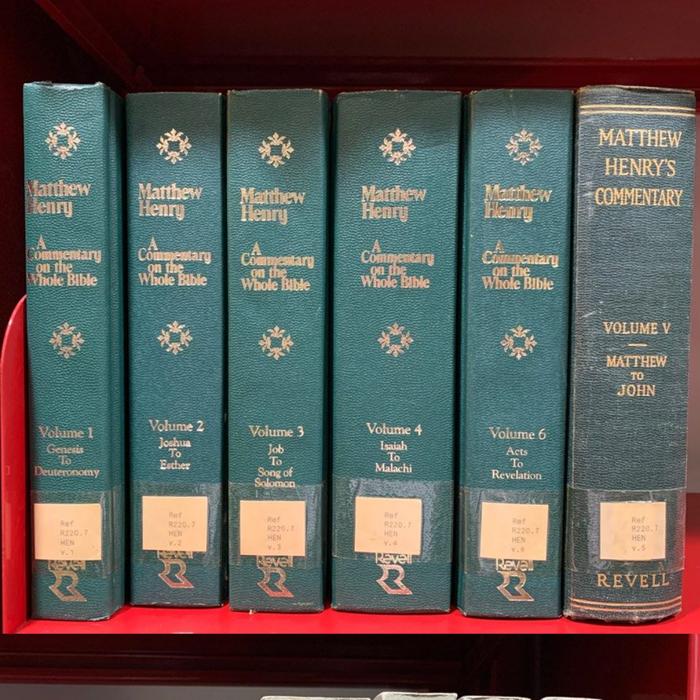 Jual Vintage Classic Matthew Henry Commentary Whole Bible 6 Volume ...