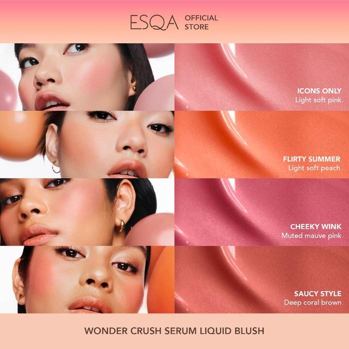 Jual Esqa Wonder Crush Serum Liquid Blush | Blush Cair - Saucy Style Di ...