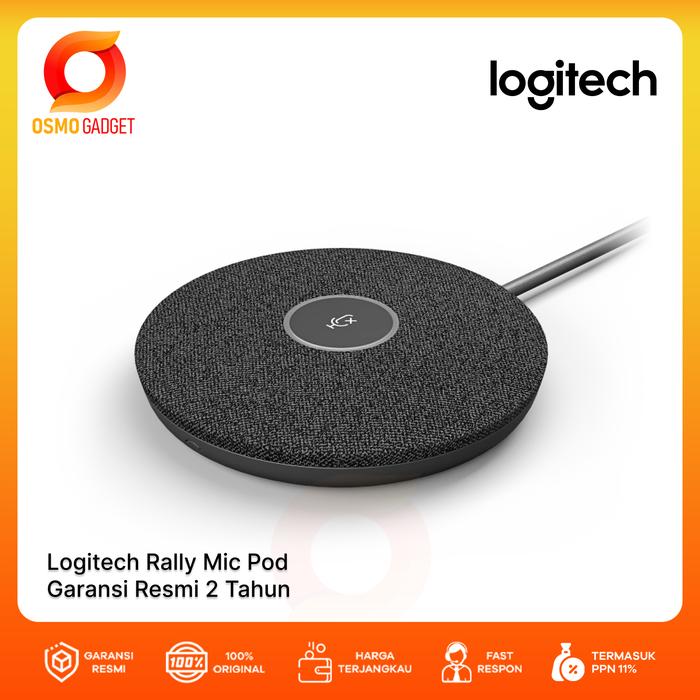 Jual Microphone Logitech Rally Mic Pod Micpod Original Garansi Resmi ...