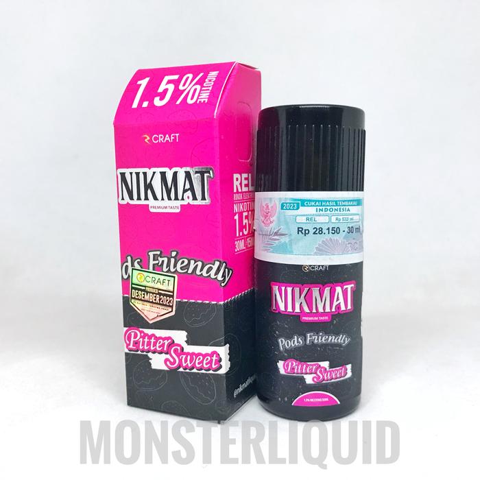 Jual [ PODS FRIENDLY ] NIKMAT V3 PITTER SWEET BY RCRAFT 15MG 30ML ...