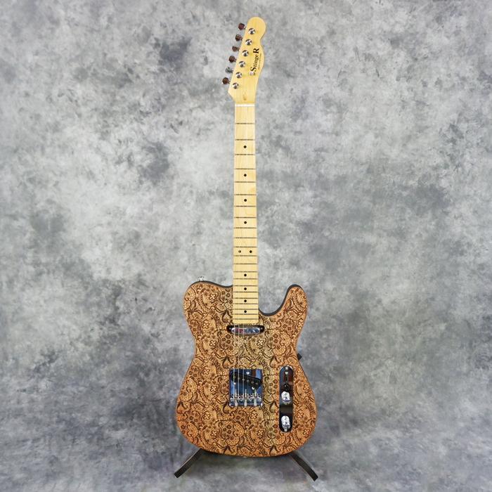 Jual Gitar Elektrik Stinger Model Telecaster Body Engraved Ukir Gravir ...