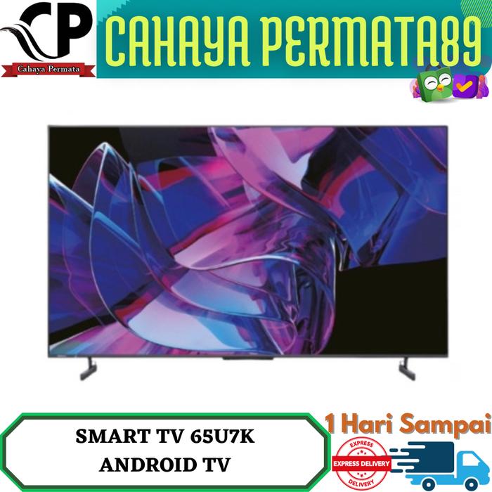 Promo TV Hisense 65U7K - Android TV 65 Inch ULED UHD 4K HDR Refresh Rate 144Hz VIDAA OS U7K ...