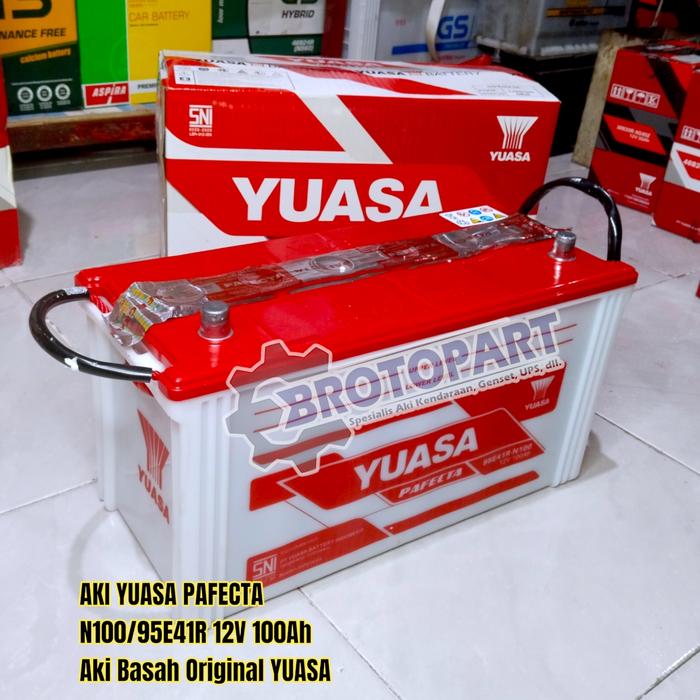 Jual Aki Accu Mobil dan Genset Yuasa N100 12V 100Ah Original Aki basah - Jakarta Timur ...