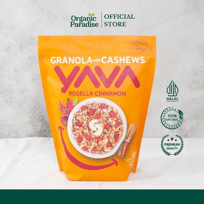 Jual YAVA Granola Rosella Cinnamon 400 gram - Jakarta Utara - Organic ...