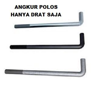 Jual Baut Angkur L (5/8) 16 mm x 50 x 10 cm Bahan Besi Beton ST37 SNI ...