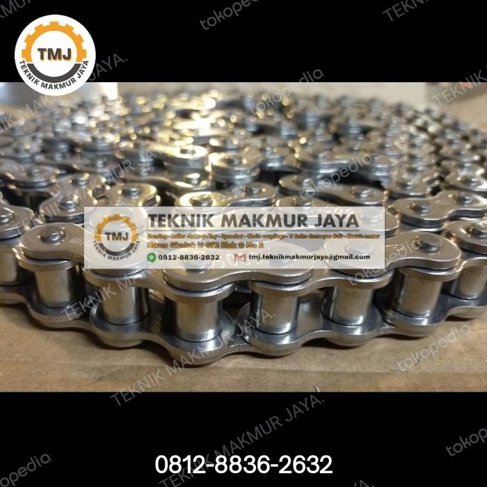 Jual ROLLER CHAIN RS 40-1 SUS 304 RANTAI STAINLESS 40 SINGLE SS RS40-1 ...