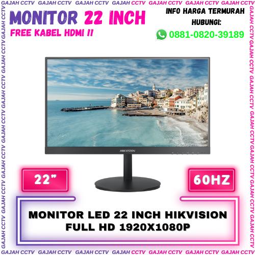 Jual MONITOR LED 22" INCH HIKVISION DS-D5022FN-C FULL HD 1080P 60Hz ...