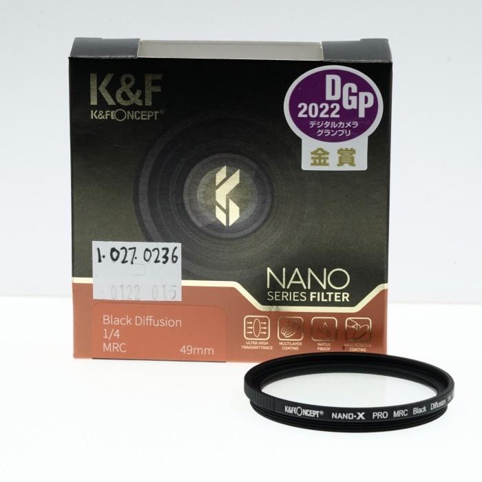 Jual K&f Concept Filter 49mm 49 Mm Nano X Black Pro Diffusion Mist 1/4 ...