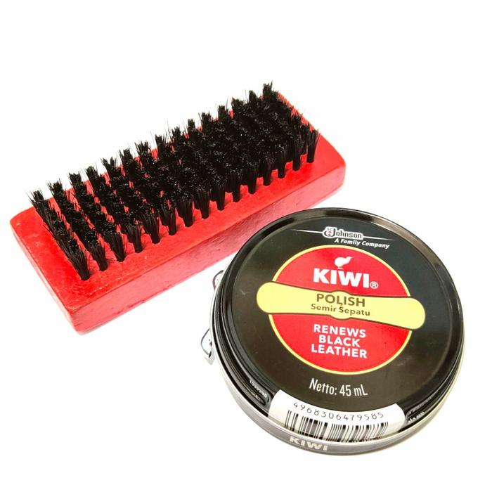 Jual Kiwi Semir Sepatu Hitam Kiwi Paste SP + Sikat Semir - 45ml - Kab. Bogor - anekakado | Tokopedia