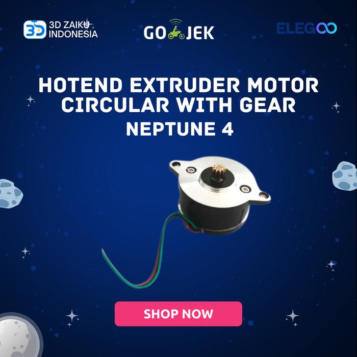Jual Original ELEGOO Neptune 4 Hotend Extruder Motor Circular with Gear ...