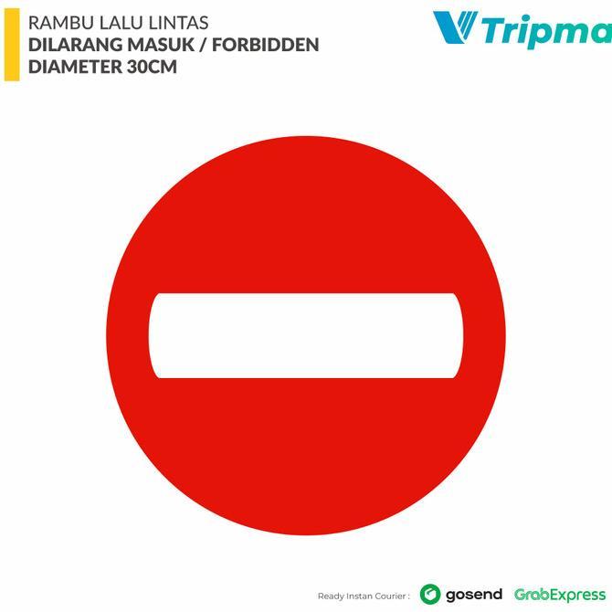 Jual Rambu Dilarang Masuk Lingkaran 30cm + ACP Alumunium Composite ...