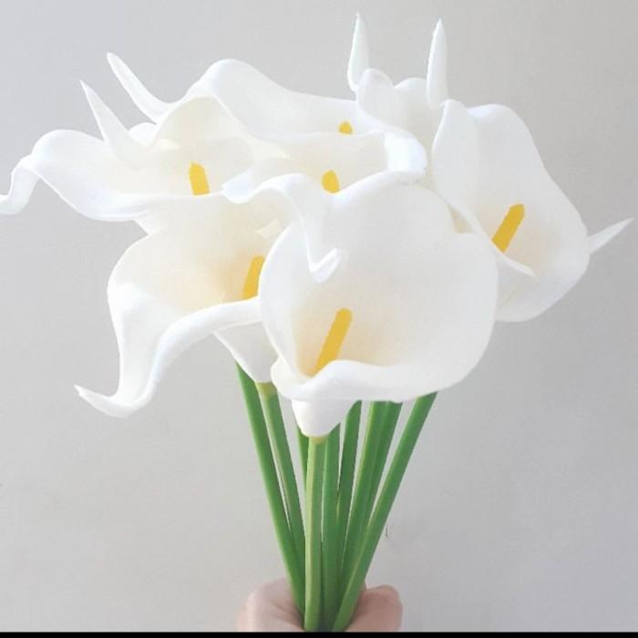 Jual Bunga Lily Latex Pertangkai bunga meja hiasan meja Pajangan meja ...
