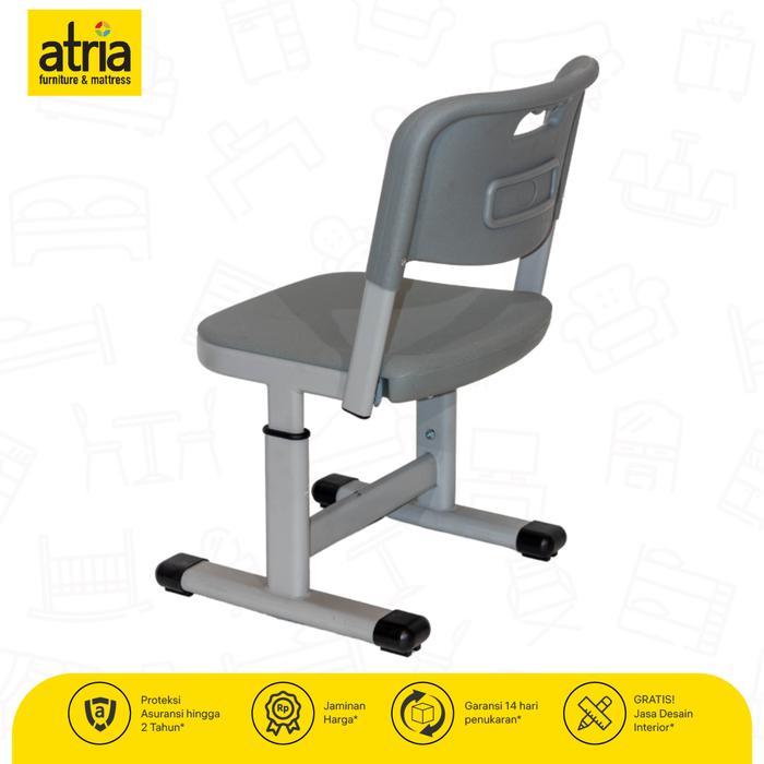 Promo Set Kursi Meja Atria Volta Oak Grey 38x40x35-45/60x40x65-75Cm ...