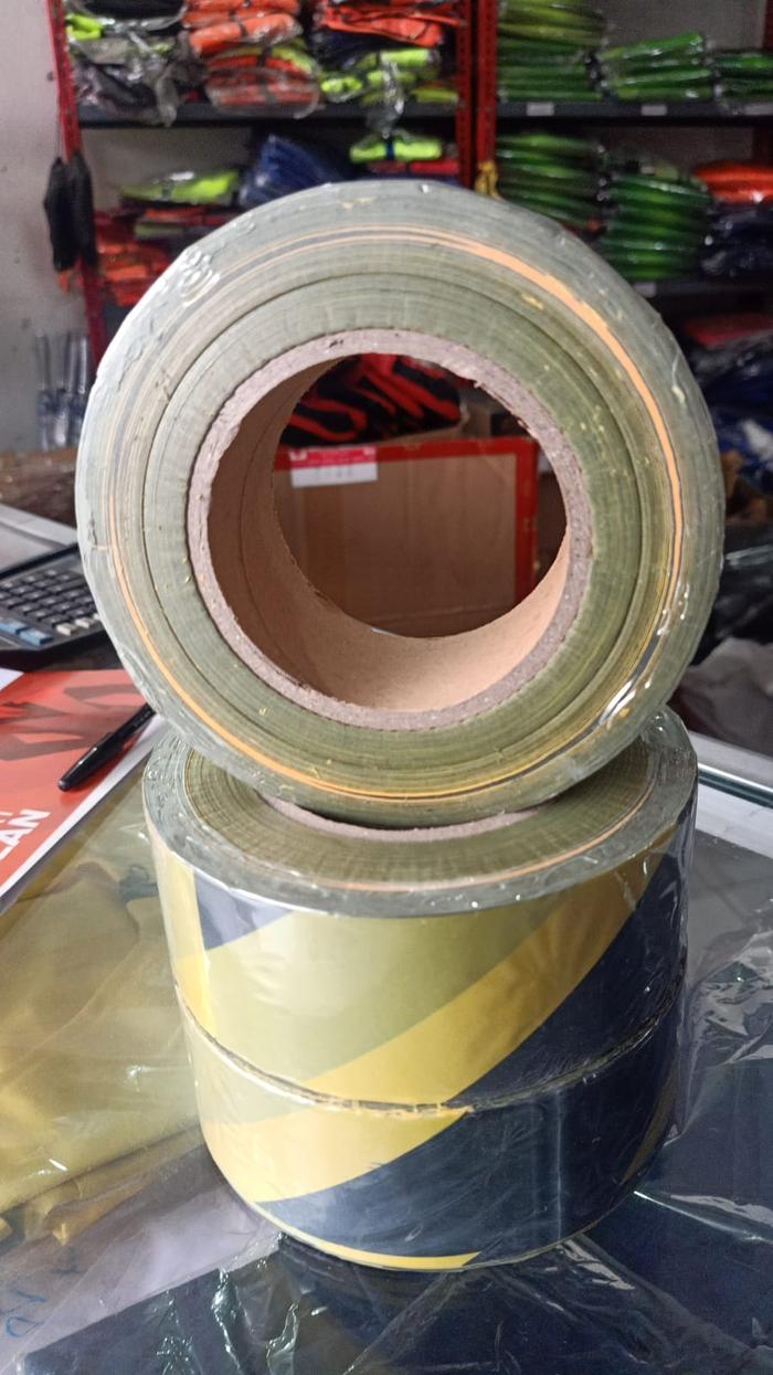 Jual Police Line 2 2" x 300 meter / Barricade Tape Kuning Hitam - Kab ...