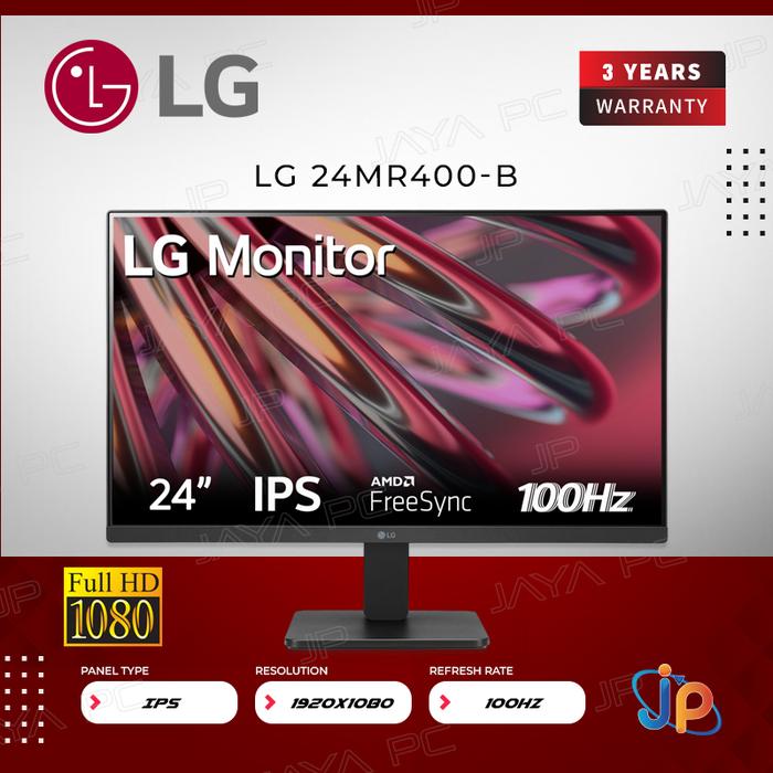 Promo Monitor LG LED IPS 24MR400/ LG 24MR400-B - Full HD 24" Inch Cicil ...