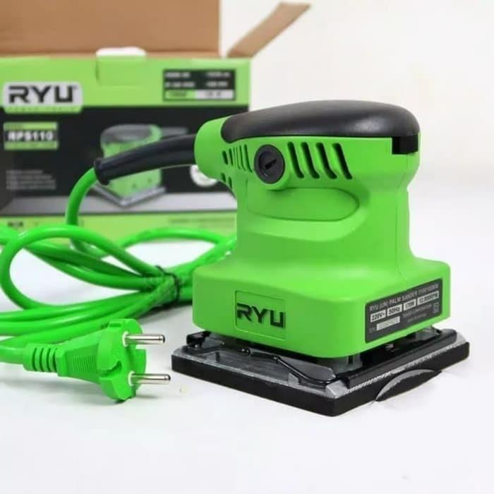 Jual RYU RPS 110 Mesin Amplas Ryu Palm Sander Orbital Kotak Persegi ...