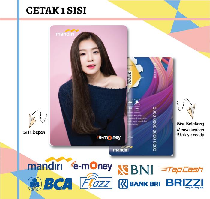 Jual E-Money Emoney Etoll MANDIRI BCA BNI BRI KPOP Irene Red Velvet -1 ...