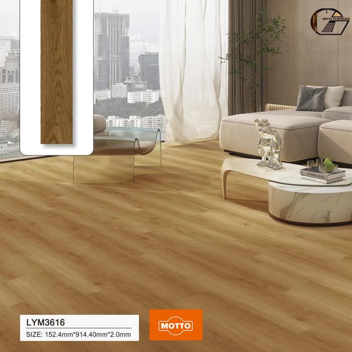 Jual keramik lantai kayu vinyl motto 2mm/LYM3616/box - Jakarta Timur - Griya Flooring | Tokopedia