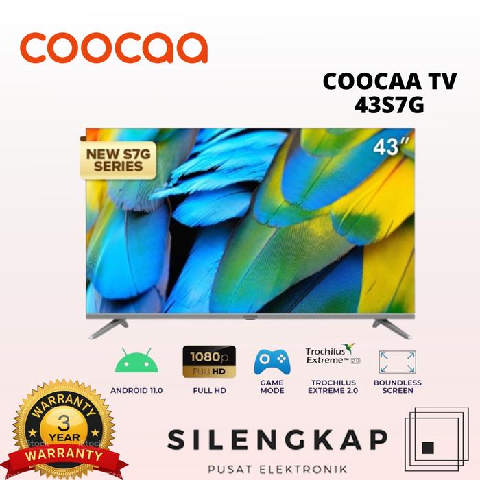 Jual Led Tv Coocaa Cooca Cocaa 43 inch 43inch 43S7G 43S7 G OS Android ...
