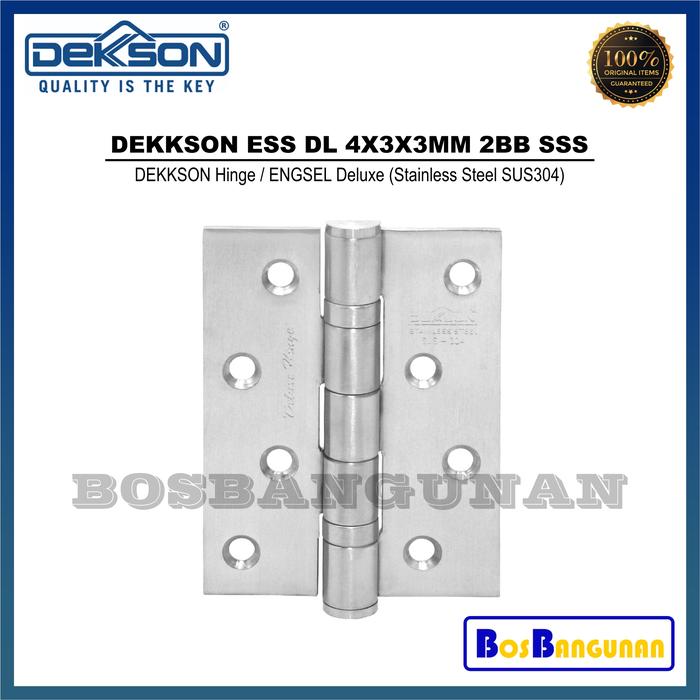 Jual Engsel DEKKSON ESS DL 4X3X3MM 2BB SSS Hinge Deluxe - Kota Bandung - BosBangunan | Tokopedia