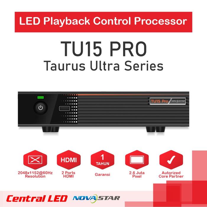 Jual SENDING BOX NOVASTAR TU15 PRO LED PLAYBLACK CONTROL PROCESSOR ...