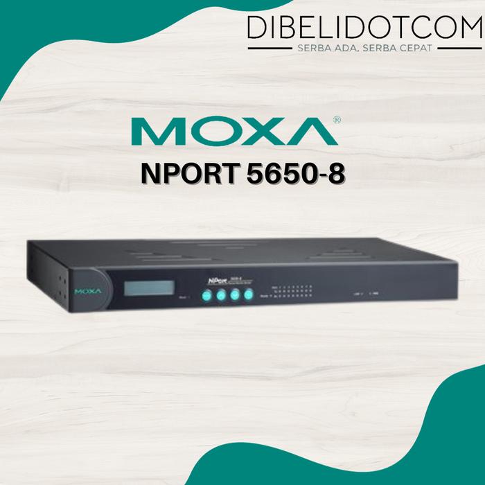 Jual MOXA Nport 5650-8 8-port RS-232/422/485 Serial Device Server INDUSTRIAL - Jakarta Barat ...