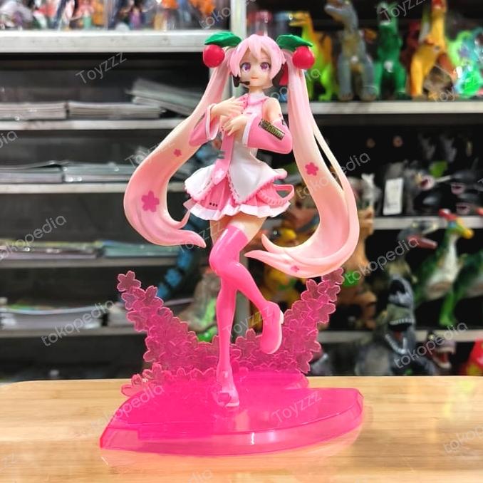 Jual Action Figure Hatsune Miku CV01 Vocaloid Pink Sakura Blue Coral ...