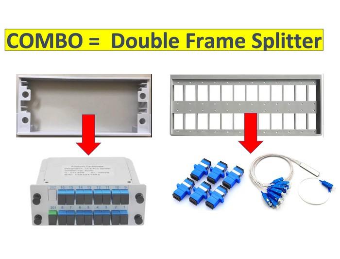 Jual Tarmoc Fiber Optic Odp 16 Core Plc Box Cassete Splitter Double ...