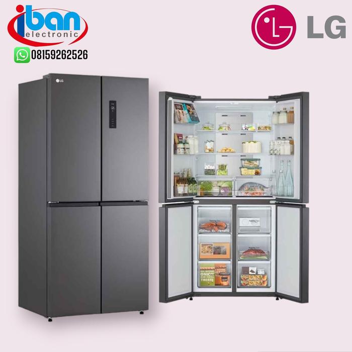 Jual LG GCFB47FFQAB KULKAS SIDE BY SIDE MULTI DOOR 470L GC-FB47FFQAB ...