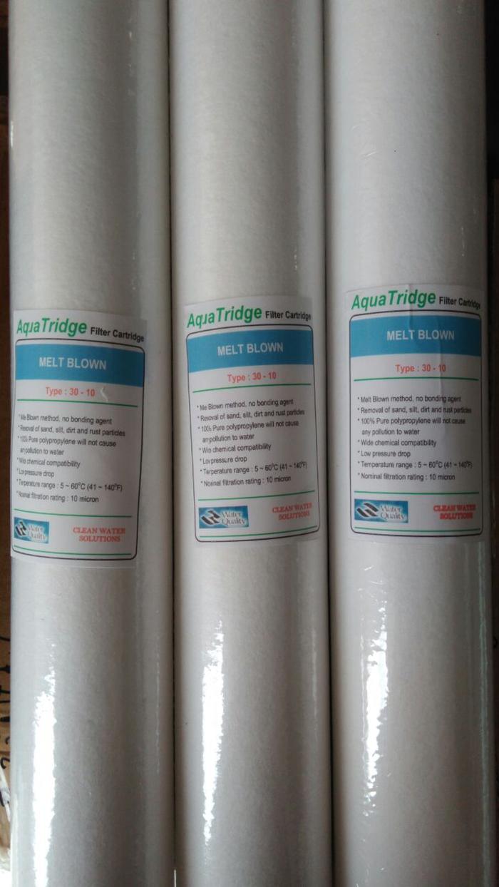 Jual aqualine cartridge filter 30" pp / sediment micron - 20 micron ...