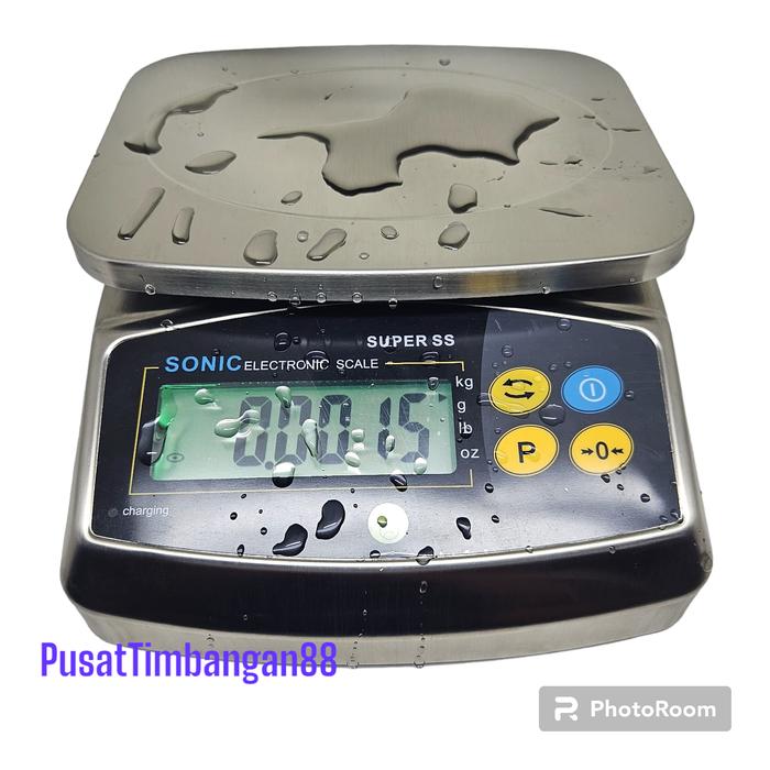 Jual TIMBANGAN DIGITAL, MEJA, WATERPROOF, IKAN, SONIC WPS 6kg X 0,2gr - Jakarta Pusat - pusat ...