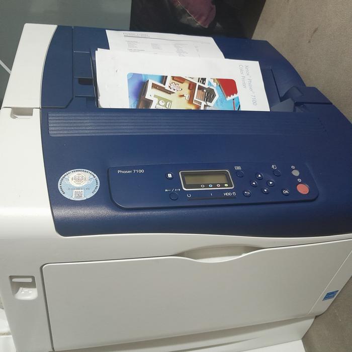 Jual Fuji Xerox phaser 7100 color printer a3 siap pake kondisi. ok ...