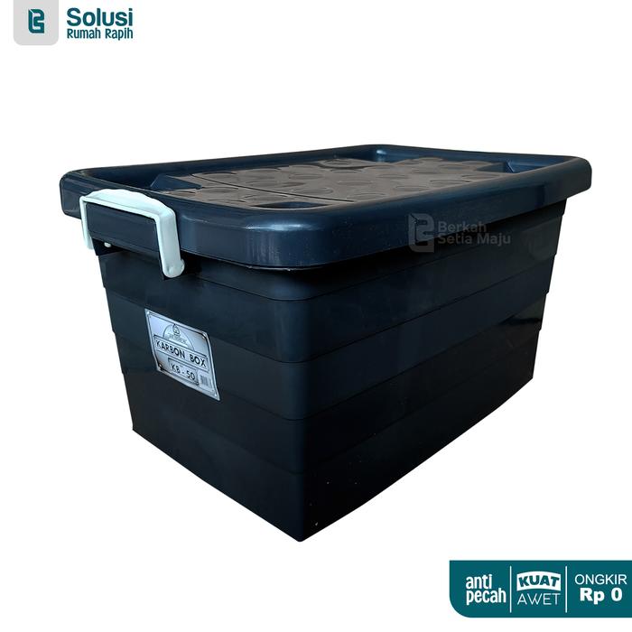 Jual Container Box Plastik Murah 50 L BSM Kotak Penyimpanan 45 Liter ...