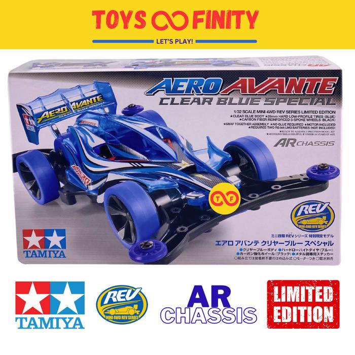 Jual Tamiya Mini 4WD - Aero Avante Clear Blue Special - 95024 - Jakarta ...
