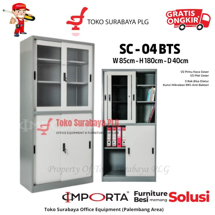 Jual Lemari Arsip Importa SC 04 BTS Lemari Besi Pintu Sliding Cabinet ...