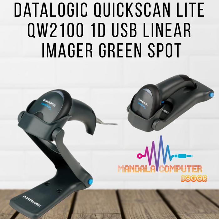 Jual Datalogic QuickScan Lite QW2100 QW2120 BK 1D USB Barcode Scanner ...