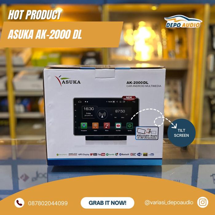 Jual ASUKA HEADUNIT AK2000 / AK 2000 DL DSP 4GB RAM Head unit Android ...