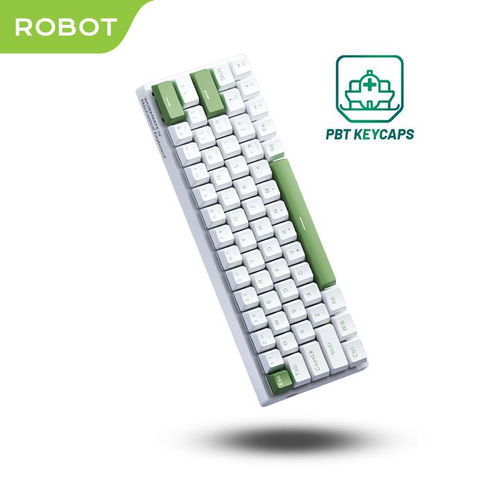Promo ROBOT WORKMATE IV Mechanical Wired Keyboard Gaming 94 Keys PBT ...