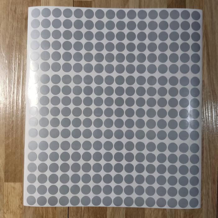 Jual Stiker Bulat Warna - COLOR DOT STICKERS - Abu 1 CM - Jakarta Utara ...