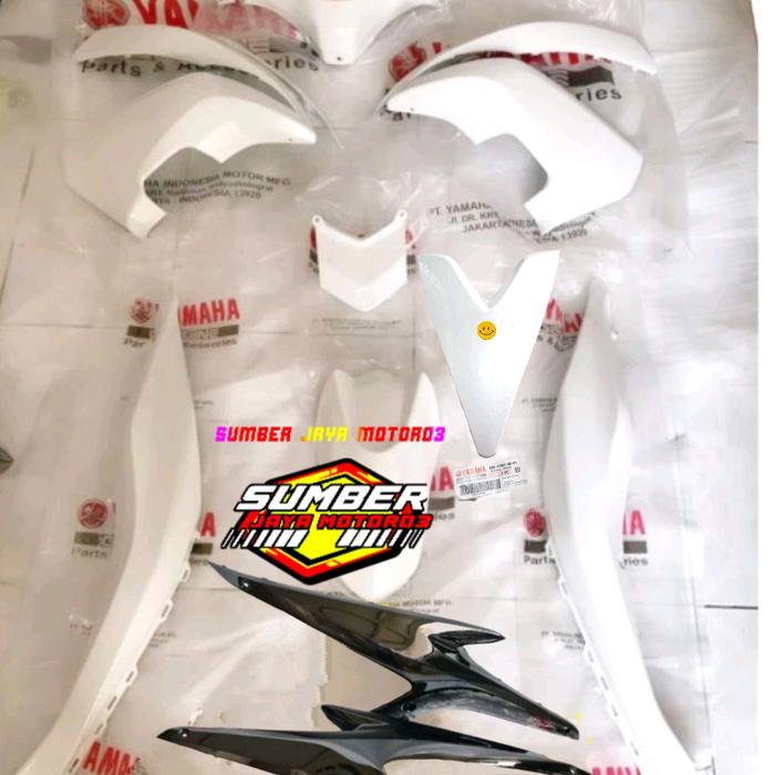 Jual COVER BODY HALUS AEROX 155 FULL SET ORIGINAL YAMAHA PUTIH Asli ...
