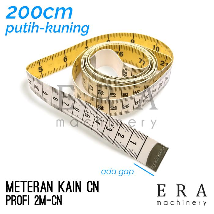 Jual Meteran Jahit Kain PROFI 200CM / 2M Kuning Lebar Jerman Quality CN ...