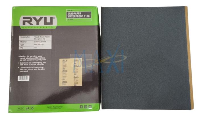 Jual RYU Kertas Amplas / Sandpaper 23 x 28 cm, grit P60 - P2000 ...