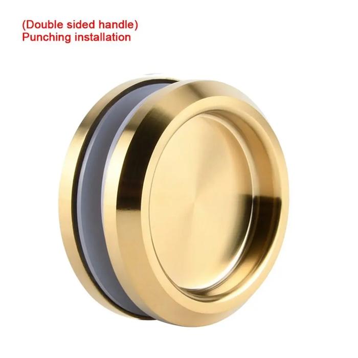 Jual Handel Pintu Bulat Sliding Round Glass Sliding Flush Door Handle ...