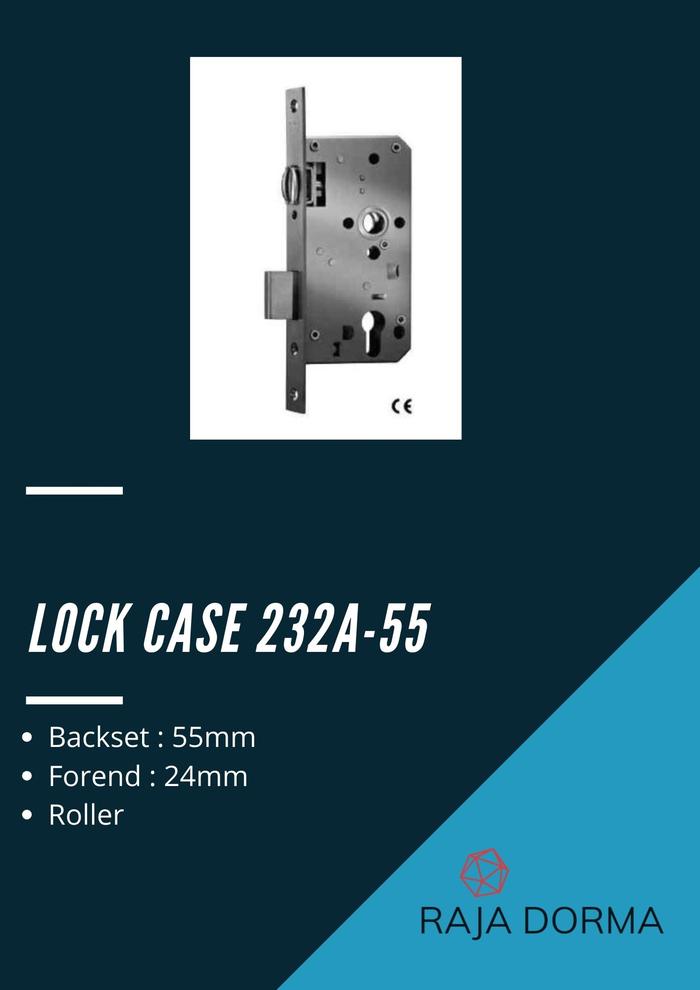 Jual Dorma Lock Case 232a-55 dormakaba Lockcase Roller - Jakarta Pusat ...